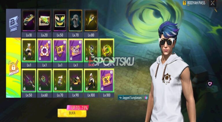 Skin Jagged Sunglasses Grin FF, Bikin Tampilanmu Makin Keren! Ini Cara ...