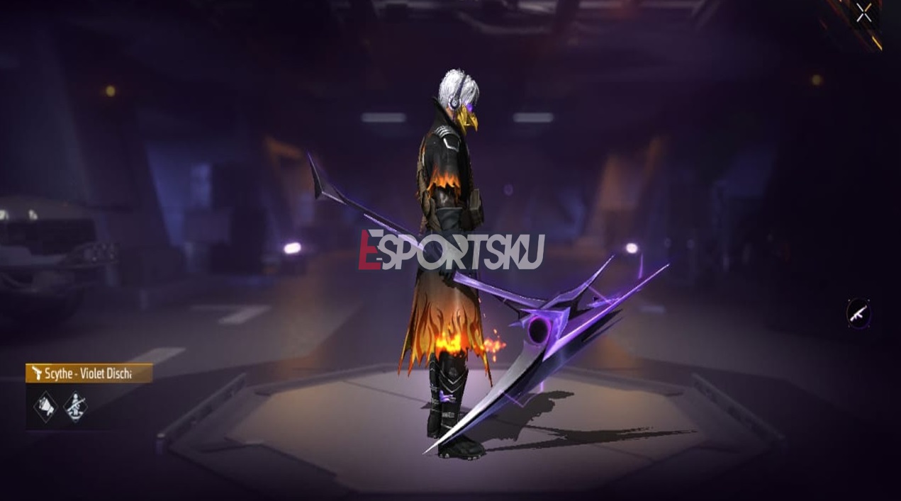 Skin Scythe Violet Discharge FF, Skin Paling Langka yang Wajib Kamu ...