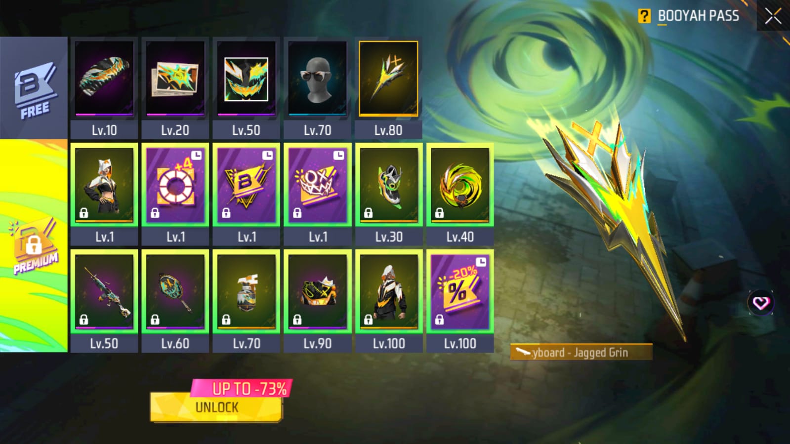 Mau Skyboard Jagged Grin di Free Fire Ini Caranya! – Esportsku