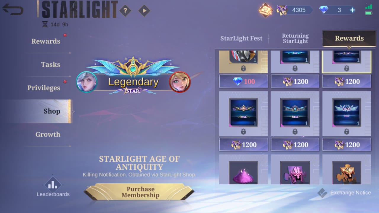 Cara Mendapatkan Killing Notification Starlight Age of Antiquity di MLBB – Esportsku