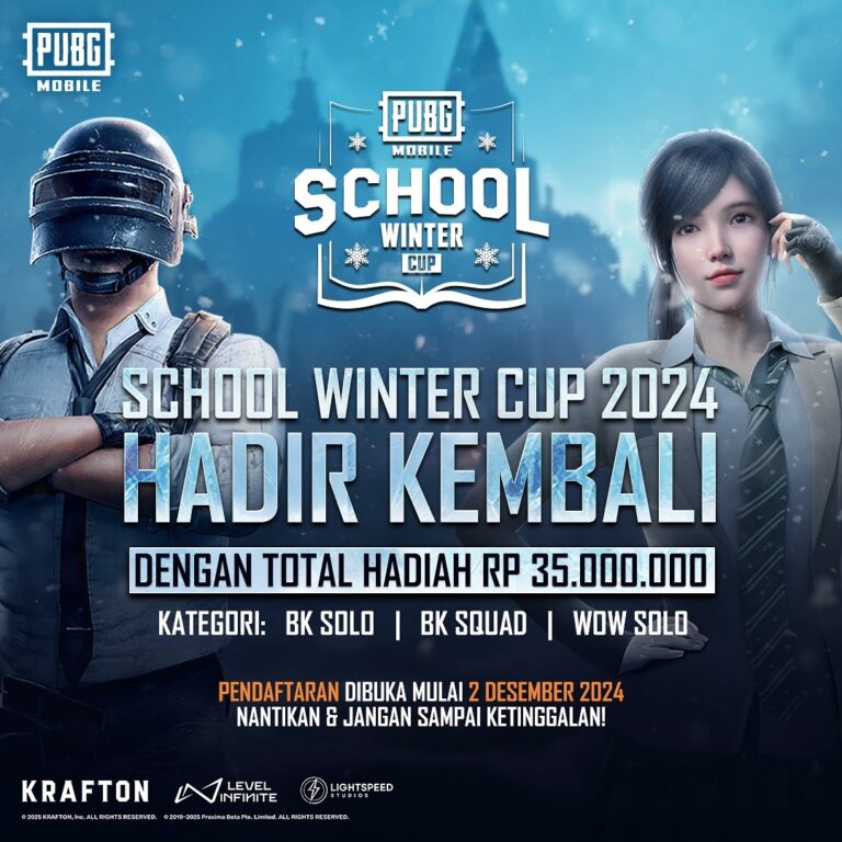 Mau Uang Puluhan Juta? Ikut Kompetisi PUBG MOBILE Antar Pelajar School Winter Cup 2024 – Esportsku