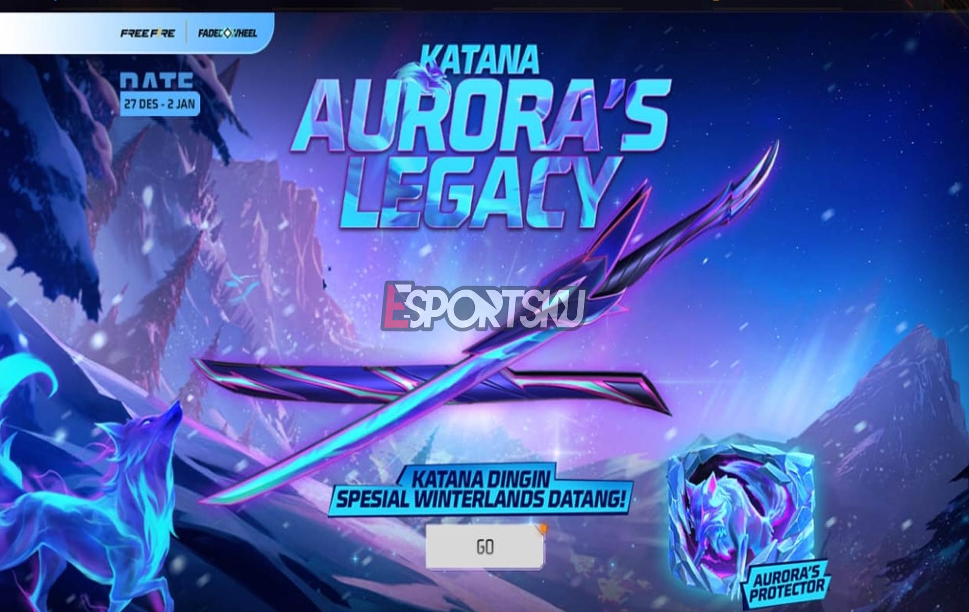 Jangan Sampai Ketinggalan! Skin Katana Aurora Legacy FF Terbaru di Free ...