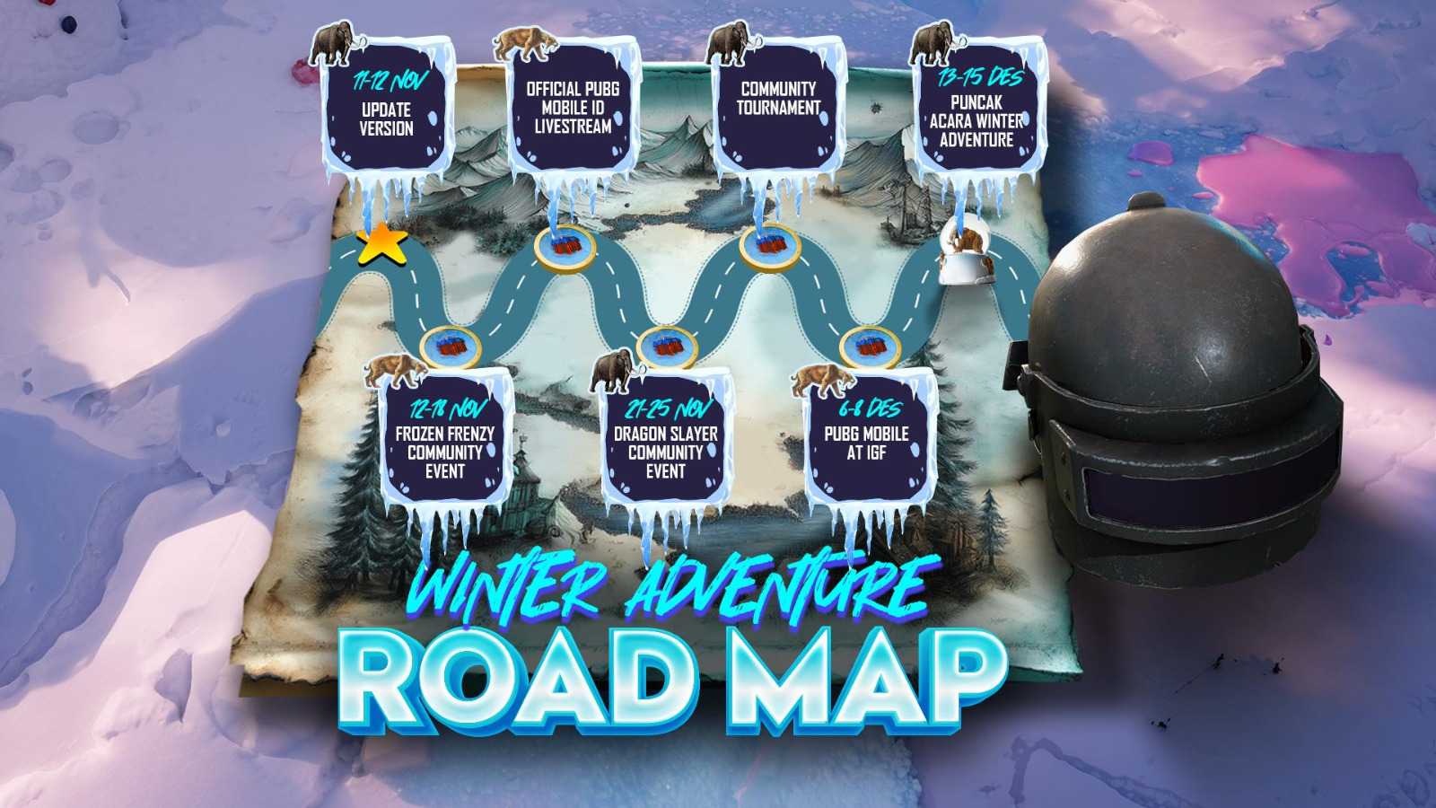 Kumpulkan Snow Token di PUBG MOBILE Untuk Dapatkan Skin Glacier M416 ...