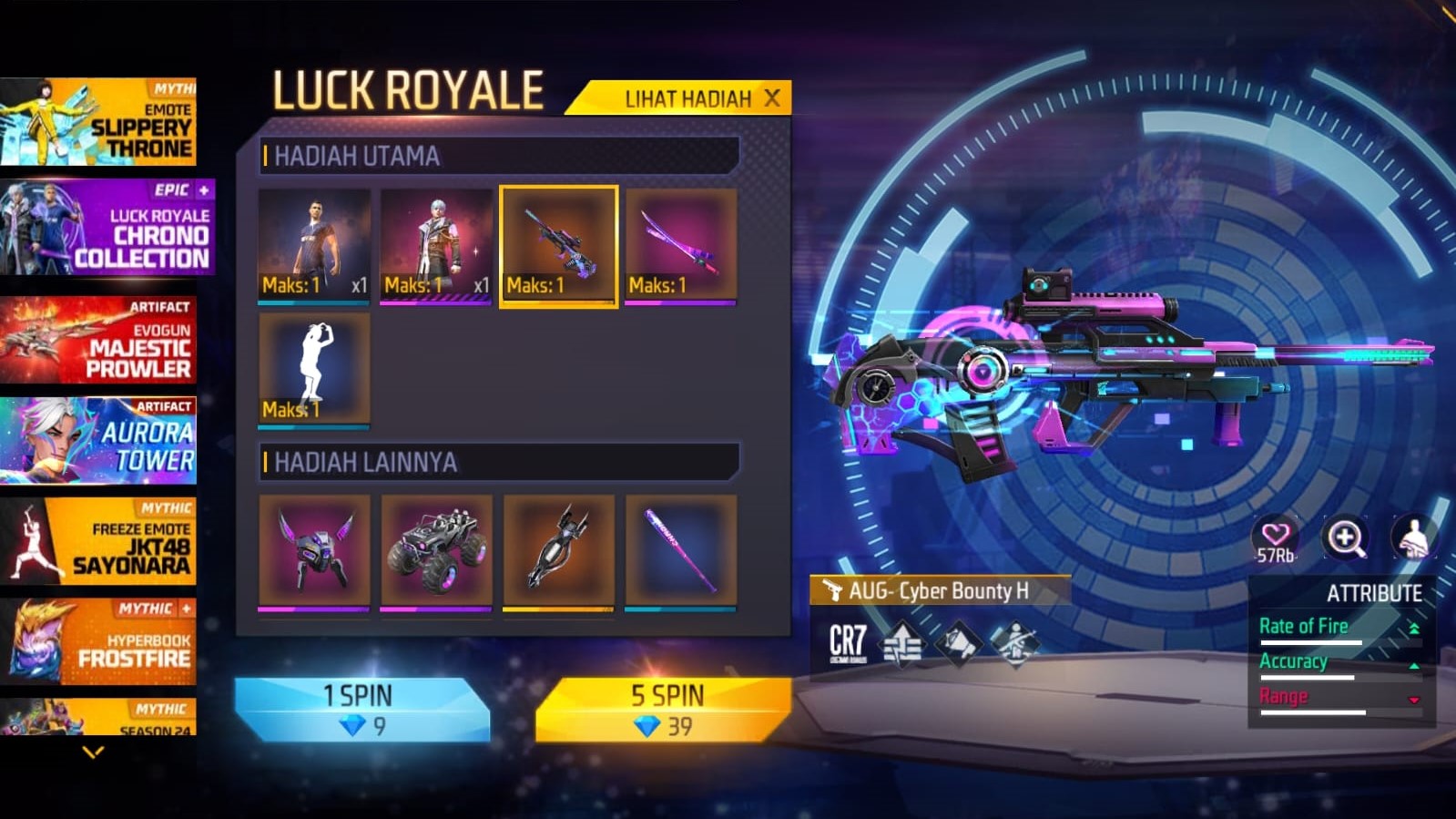 AUG Cyber Bounty Hunter, Cara Mendapatkan Skin Senjata Eksklusif Free ...