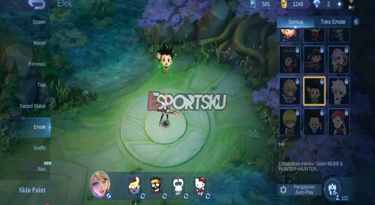 Battle Emote Gon Hunter x Hunter ML, Harga dan Cara Mendapatkan ...