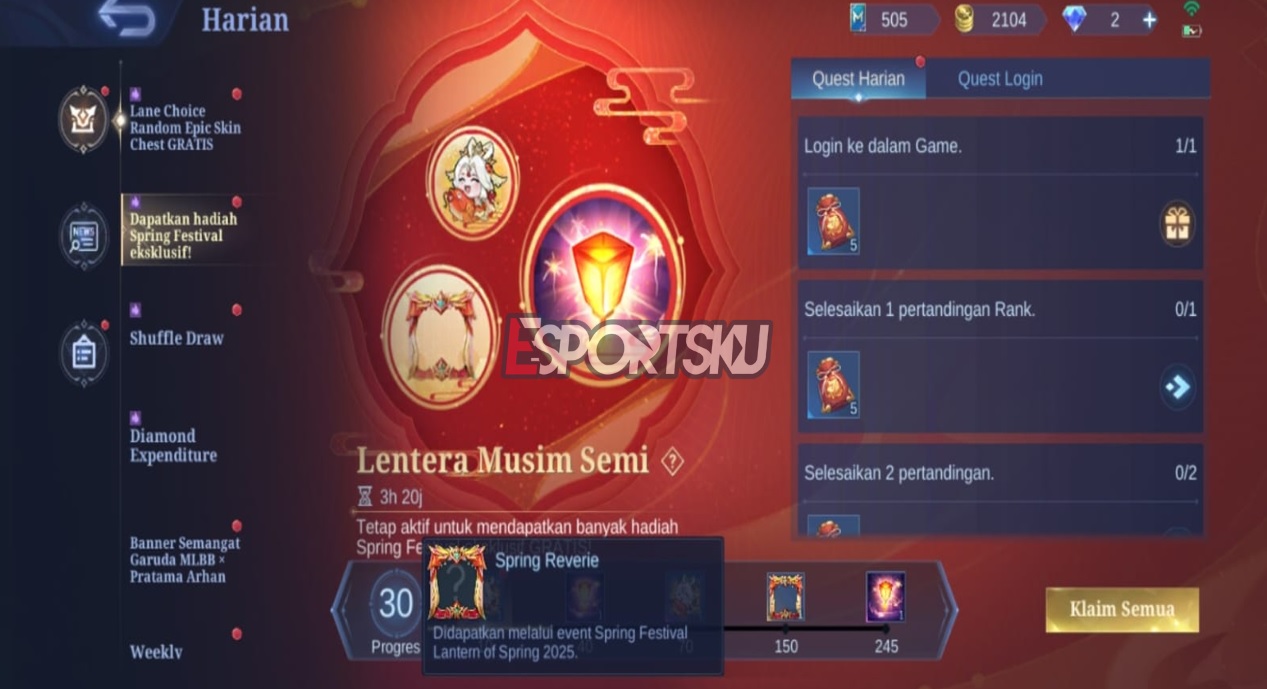 Panduan Lengkap Mendapatkan Border Avatar Spring Reverie di Mobile ...