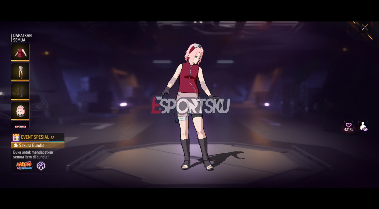 Kode Redeem FF Bundle Sakura Haruno Gratis, Edisi Kolaborasi Free Fire x Naruto! – Esportsku