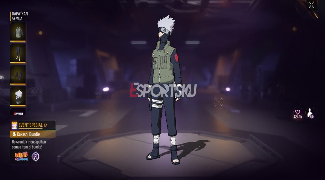 Inilah Daftar Bundle Free Fire (FF) x Naruto! Item Special dan Limited ...