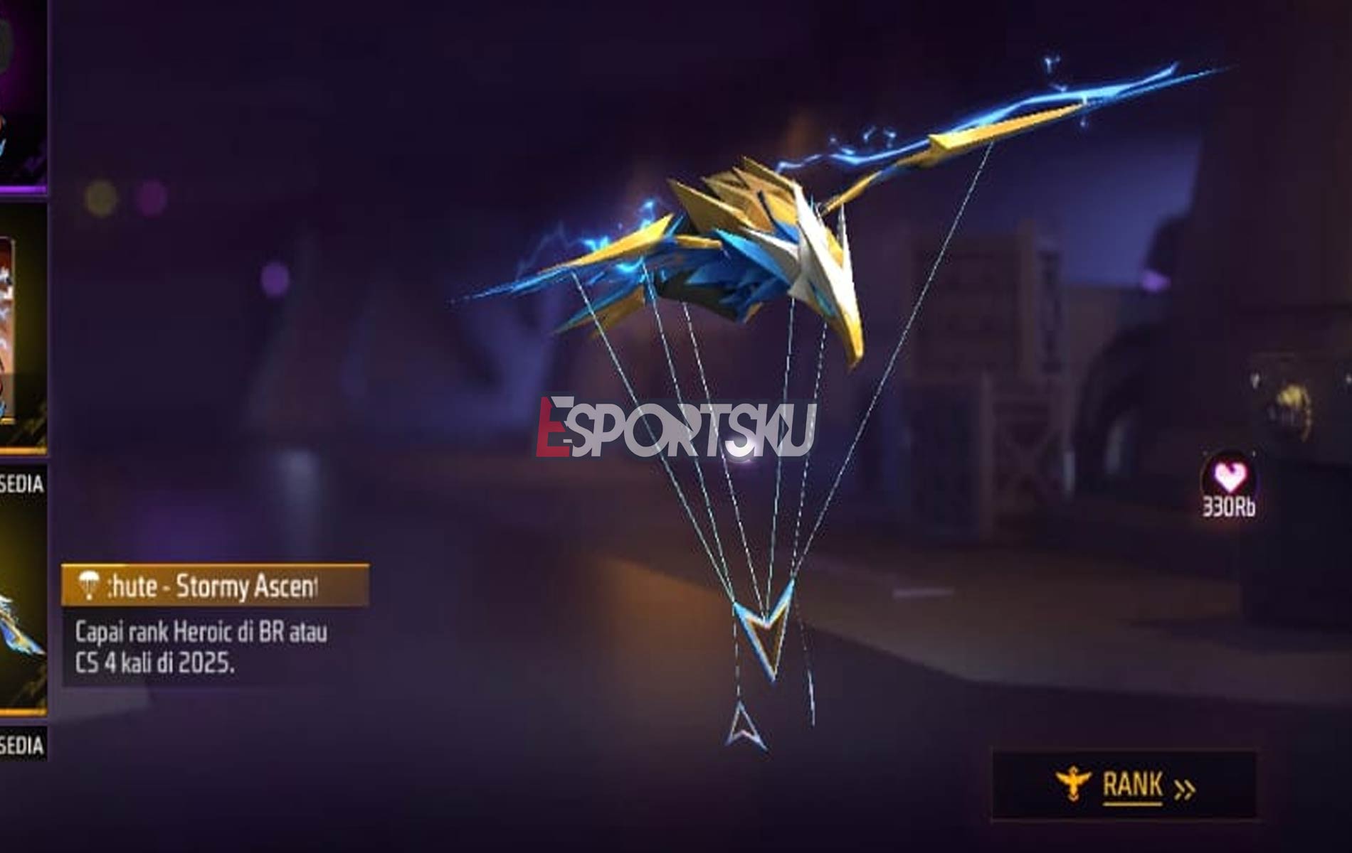 Skin Parasut Stormy Ascent FF, Tips dan Trik Mendapatkannya! – Esportsku