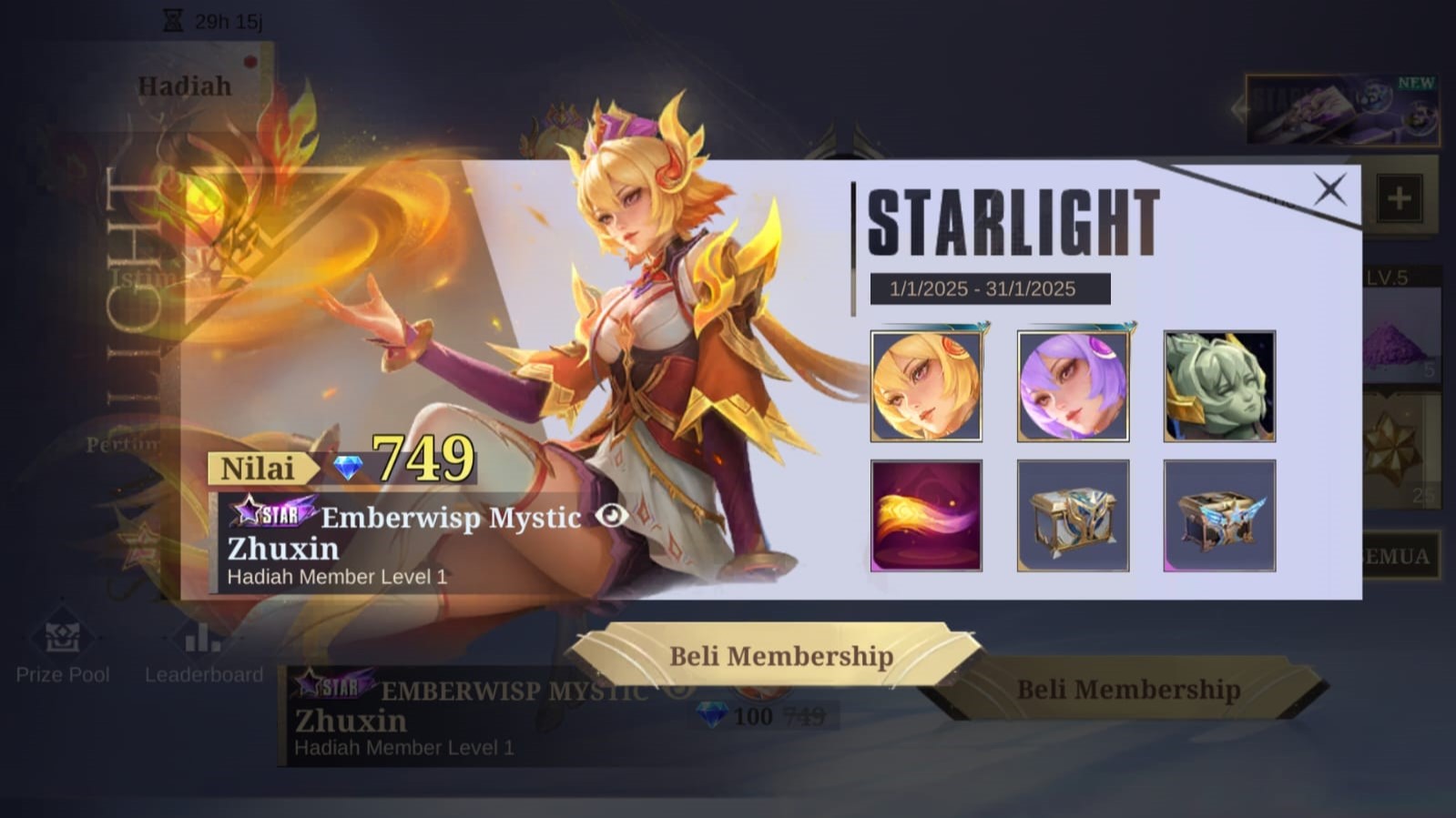 Starlight Mobile Legends MLBB Januari 2025, Penjelasan Lengkap Beserta ...