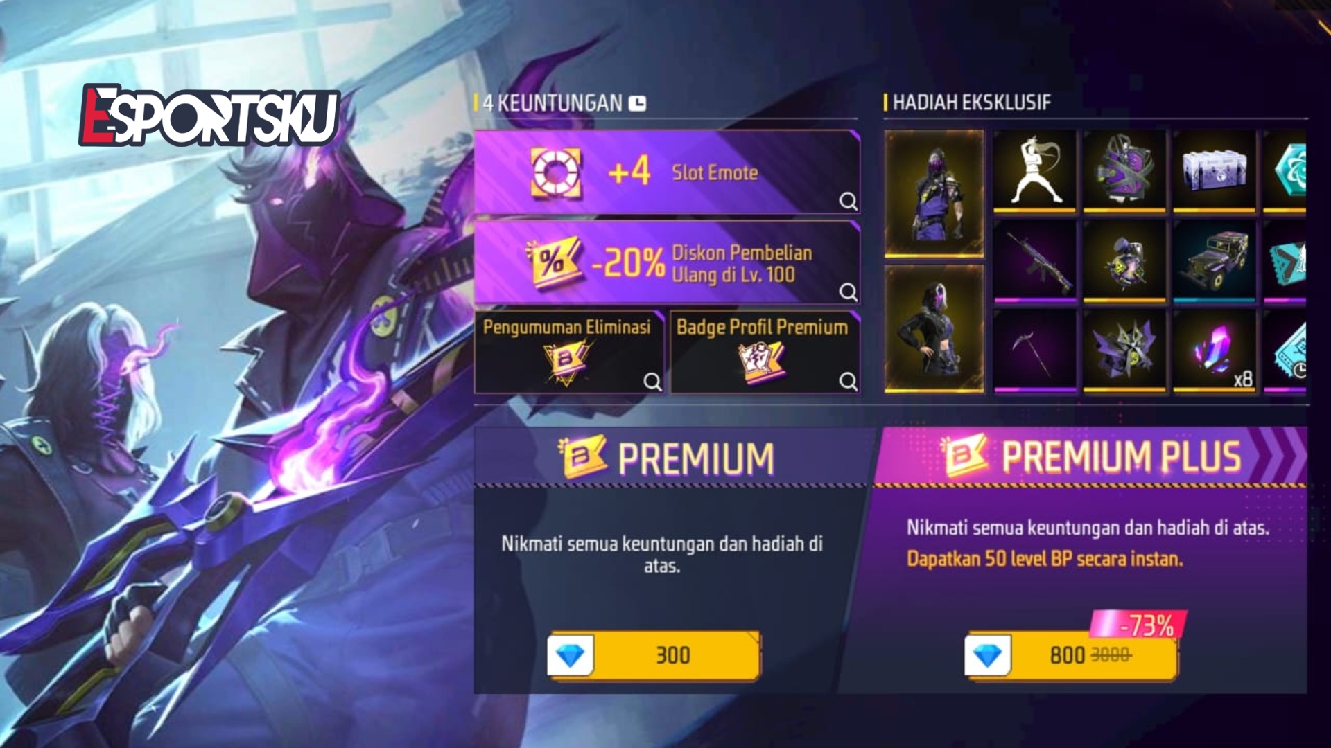 Booyah Pass Mad Stitcher Free Fire Season 25, Hadiah Eksklusif FF ...