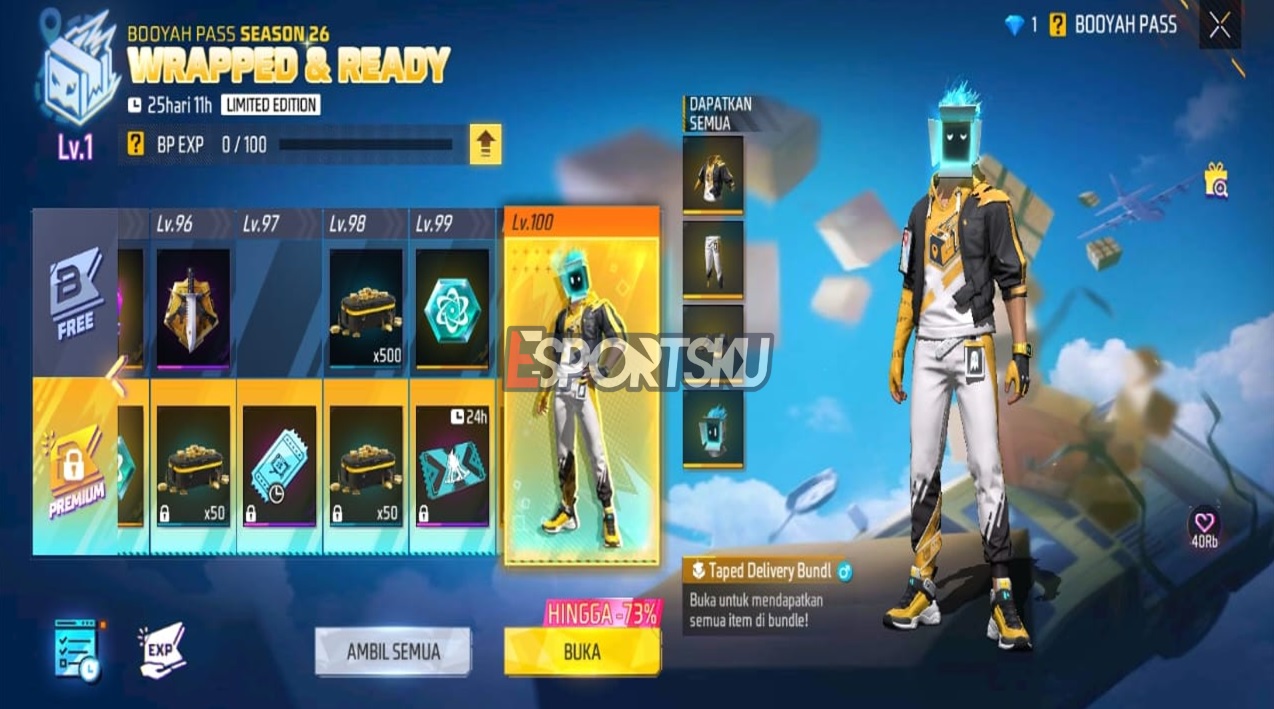 Kode Redeem FF Booyah Pass Wrapped Ready, Tukar dan Dapatkan Hadiah Gratis! – Esportsku