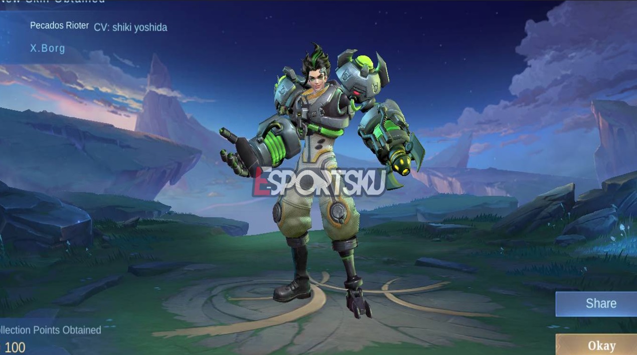Cara Dapatkan Skin XBorg Pecados Rioter di Mobile Legends (ML) – Esportsku