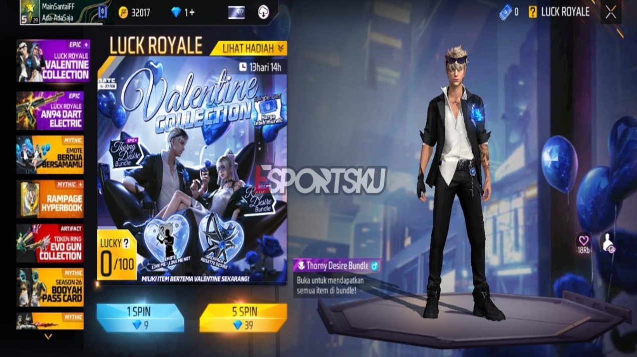 Kode Redeem Bundle Desire FF Gratis, Tukarkan Semua dan Dapatkan Hadiahnya! – Esportsku