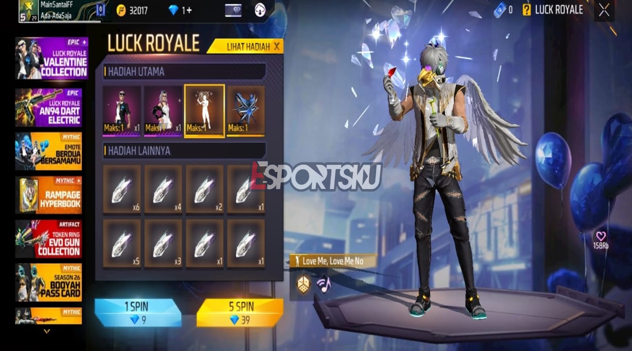 Hadiah Limited! Ini Cara Mudah Dapatkan Emote Love Me Not Free Fire (FF ...