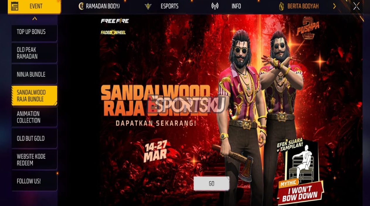 Bundle Sandalwood Raja Free Fire (FF), Ini Cara Mudah Dapatkannya ...