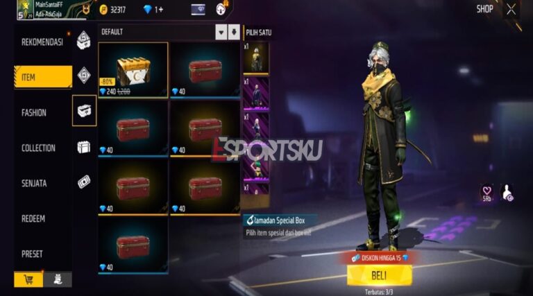 7 Cara Dapatkan Ramadan Special Box Free Fire (FF) – Esportsku