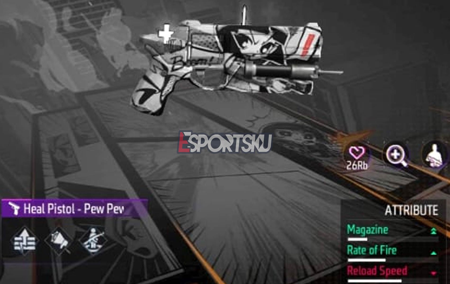Skin Heal Pistol Pew Pew Free Fire (FF), Ini Cara Dapatkan dan Harganya ...