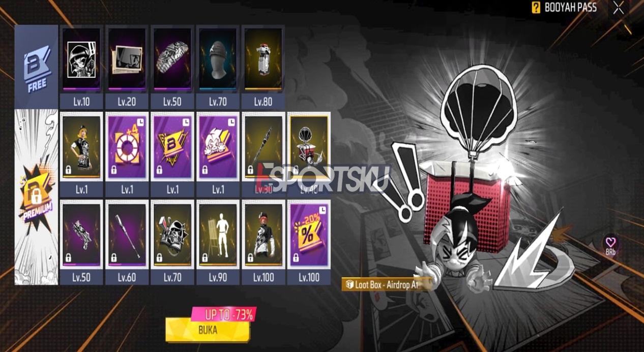 Skin Loot Box Airdrop Attack Free Fire (FF), Ini Cara Dapatkannya ...