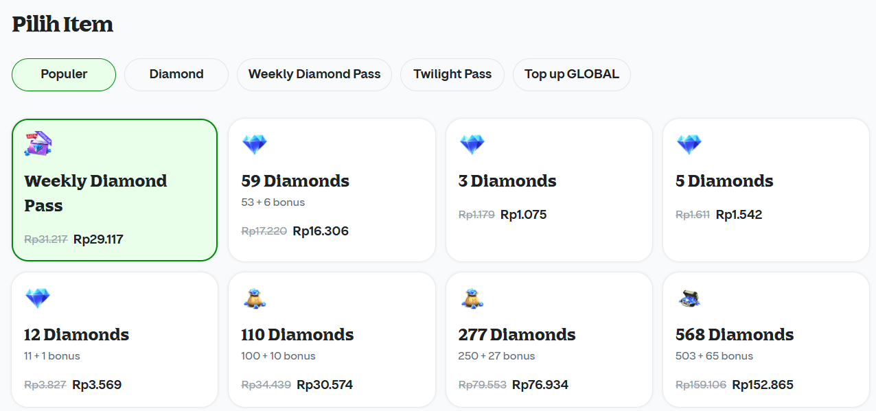 Top Up Diamond Mobile Legends di GoPay Games, Banyak Untung dan Mudah ...