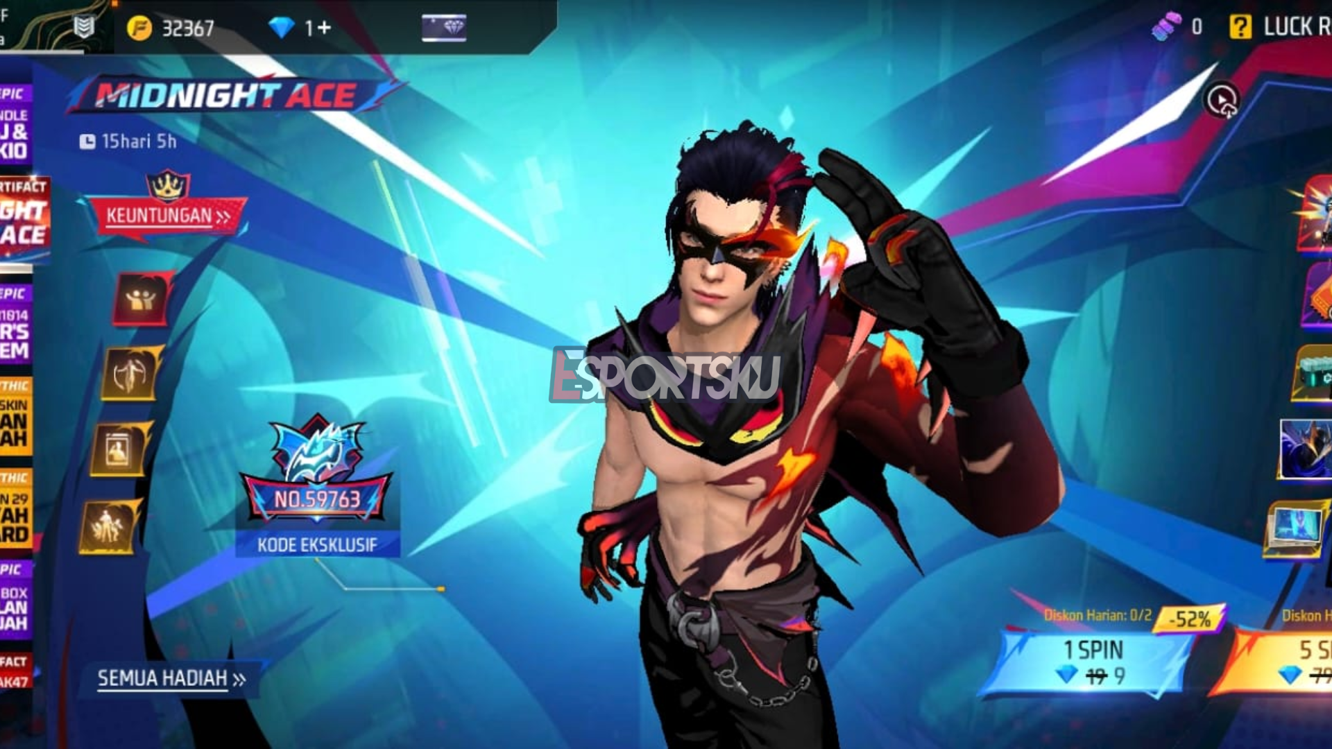 Cara Dapatkan Bundle Fearless Battler Free Fire (FF) – Esportsku